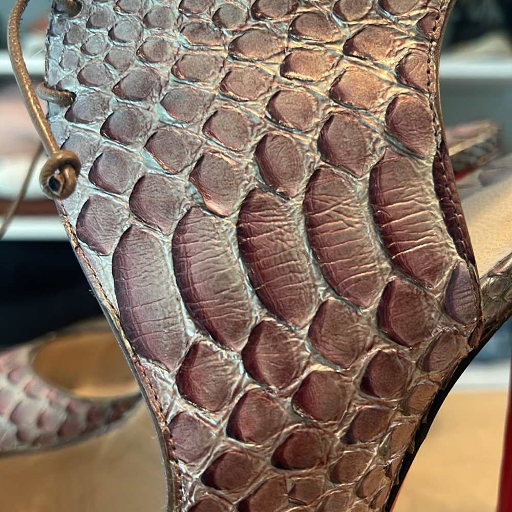 Christian Louboutin Python Heels - Gem